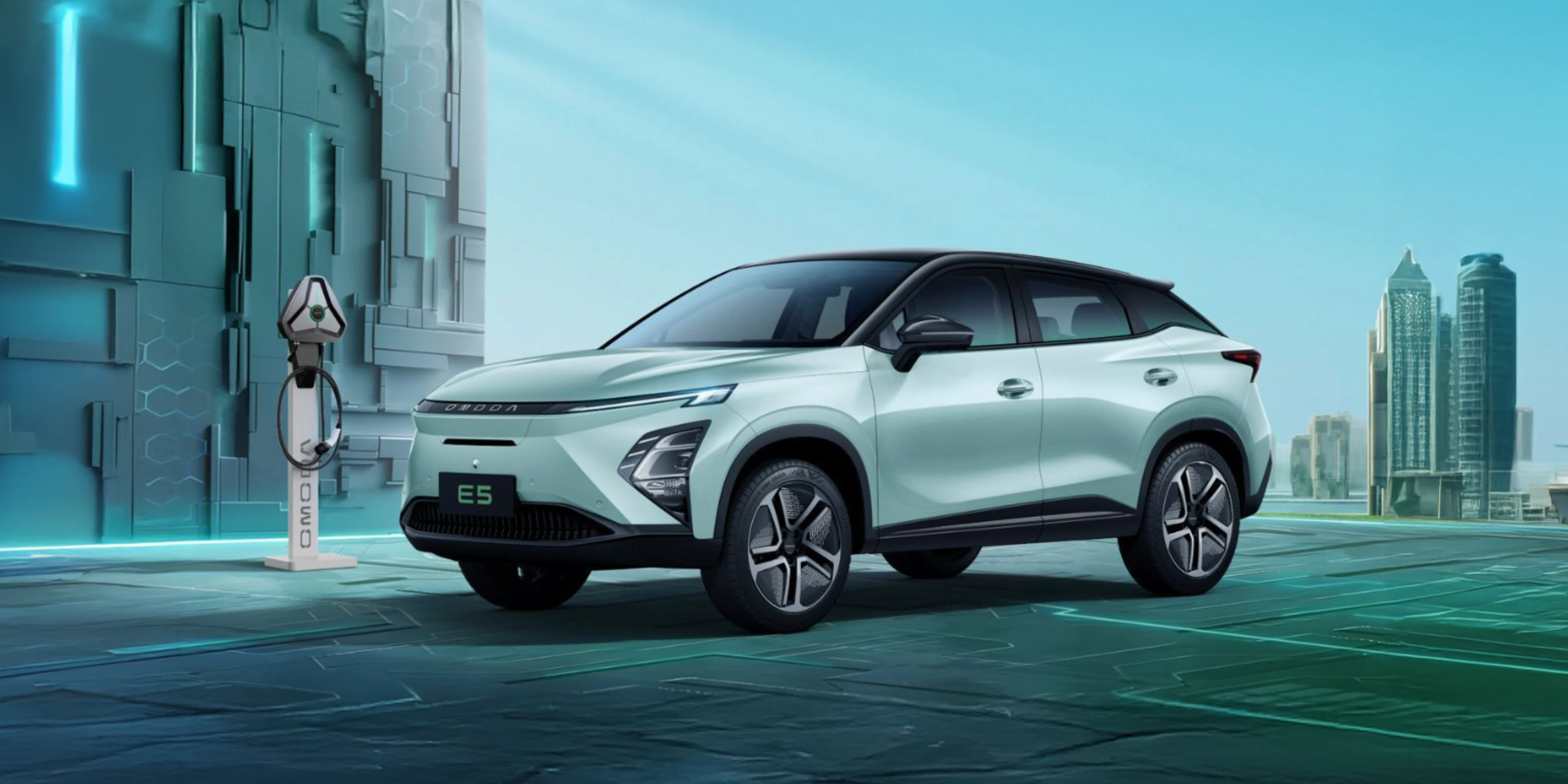 OMODA E5 – All-Electric SUV | Futuristic Style Meets Zero Emissions ...